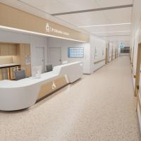 China Relle Hospital R11 Grade Anti-Slip Carborundum Flooring (Antibacterial Easy-Clean) for sale