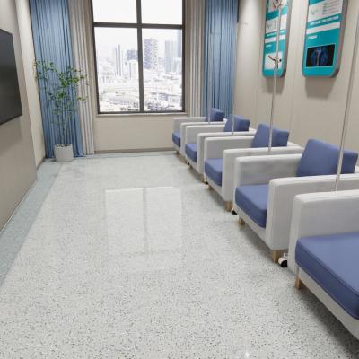 China Relle Clinic Area R11 Grade Carborundum Flooring (Anti-Slip Antibacterial Medical Eco-Type) for sale
