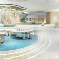 China Relle Kindergarten R11 Grade Anti-Slip Carborundum Flooring (Eco-Friendly Anti-Collision) for sale