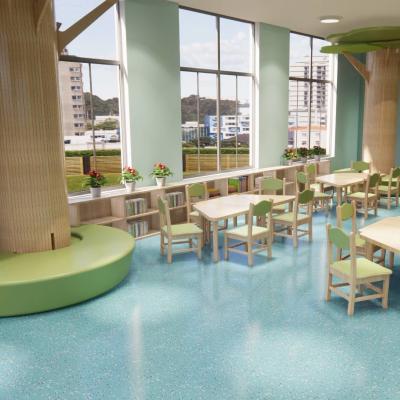 China Relle Early Education Center R11 Anti-Slip Carborundum Flooring (Scratch Fall-Proof Preschool Version) for sale