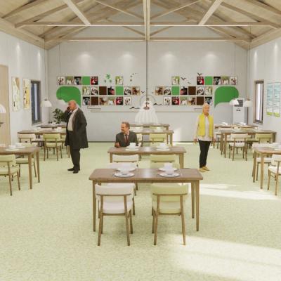 China Impact-Resistant Homogeneous Flooring with Anti-Scratch Surface for Nursing Home Patient Rooms for sale