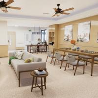 China Impact-Resistant Homogeneous Flooring with Anti-Scratch Surface for Nursing Home Patient Rooms for sale