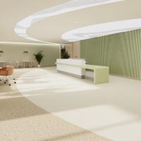 China Chemical-Resistant Seamless Homogeneous Vinyl Flooring Engineered for Nursing Home Housekeeping Needs for sale
