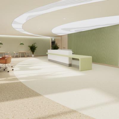 China Chemical-Resistant Seamless Homogeneous Vinyl Flooring Engineered for Nursing Home Housekeeping Needs for sale