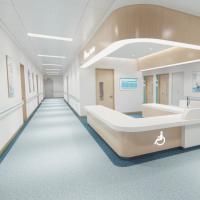 China Relle MedSecure Multi-Layer Flooring - Antibacterial, Slip-Resistant Soundproof for Hospitals for sale