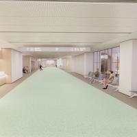 China Relle MedSecure Multi-Layer Flooring - Antibacterial, Slip-Resistant Soundproof for Hospitals for sale