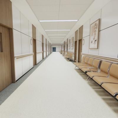 China Relle HygieneCore Hospital Multi-Layer Flooring - Stain-Resistant, Low-VOC Durable for sale