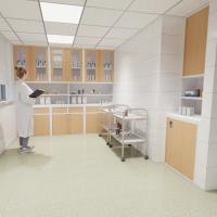 China Relle HygieneCore Hospital Multi-Layer Flooring - Stain-Resistant, Low-VOC Durable for sale
