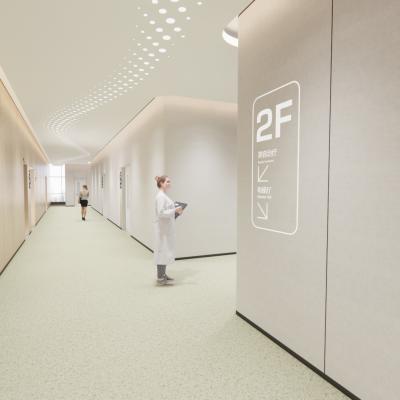China Relle HospitalGuard Multi-Layer Flooring - Slip-Proof, Sound-Absorbing Hygienic for sale