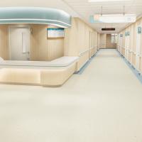 China Low-TVOC Static-Dissipative Homogeneous Flooring for Hospital Intervention Rooms for sale