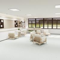 China Peroxide-Tolerant Seamless Homogeneous Flooring for Hospital Disinfection Zones for sale