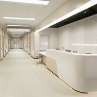 China Peroxide-Tolerant Seamless Homogeneous Flooring for Hospital Disinfection Zones for sale