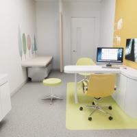 China Clinic Patient Room Easy-Clean LVT Stone Pattern Flooring for Healthcare for sale