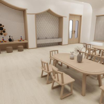 China Relle Wood-Look Waterproof Nursing Home SPC Flooring for sale