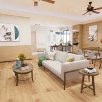 China Durable Formaldehyde-Free Nursing Home Flooring Wood-Look Multi Layer SPC for sale