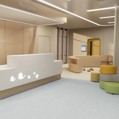 China Clinic Homogeneous Flooring Durable And Aesthetically Flexible for sale