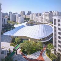 China PTFE Membrane Material for Stadium Roof Waterproof and Anti Corrosion PTFE Membrane for Long Span Building for sale