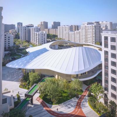 China PTFE Membrane Material for Stadium Roof Waterproof and Anti Corrosion PTFE Membrane for Long Span Building for sale