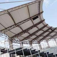 China PTFE Membrane Material for Stadium Building Weather Resistant and Anti Aging PTFE Membrane for Large Sports Stadium for sale