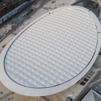 China PTFE Membrane Material for Stadium Building Weather Resistant and Anti Aging PTFE Membrane for Large Sports Stadium for sale