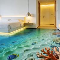 China Custom Pattern 3D Visual Flooring for Commercial Spaces for sale