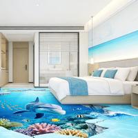 China High Definition 3D Printed Decorative Flooring with Waterproof Surface for sale