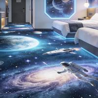 China Commercial Grade High Definition 3D Effect Flooring for sale