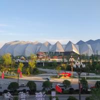 China Large span PTFE membrane structure for public and commercial buildings for sale