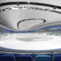 China Professional PTFE tensile membrane roofing for national speed skating center for sale