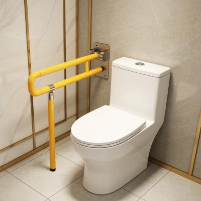 China Medical-Grade Bathroom Anti-Collision Handrail, Up-Foldable Elderly Safety Grab Bar for sale