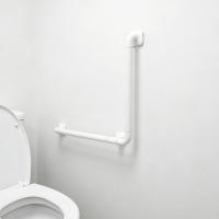 China L-Shaped Nylon Grab Bar, Wall Mounted Safety Handrail for Bathroom for sale