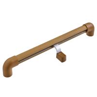 China Relle Wood Grain Wall Mounted Stair Handrail, Corridor Safety Grab Bar for sale
