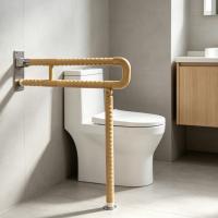China Relle Healthcare Facility Foldable Bathroom Grab Bar for sale