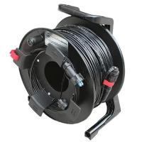 China 500m Cable Reel Cart Portable Field Deployable Tactical Fiber Optic Cable Reel for sale