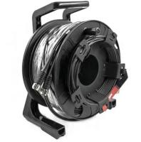 China 500m Cable Reel Cart Portable Field Deployable Tactical Fiber Optic Cable Reel for sale