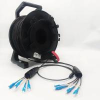 China 500m Cable Reel Cart Portable Field Deployable Tactical Fiber Optic Cable Reel for sale