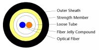 China Single Mode External Fiber Optic Cable 2 Core - 24 Core G.652D G.657A1 G.657A2 G.657B3 for sale