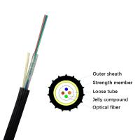 China G.657B3 Grade Black Outdoor Fiber Optic Cable 2.0mm With Polyethylene Jacket for sale