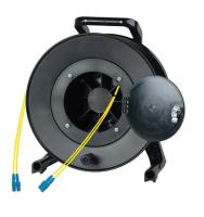 China Foldable Cable Reel Cart 50kg With Solid Rubber Wheels / 2 Handles for sale