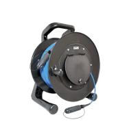 China Foldable Cable Reel Cart 50kg With Solid Rubber Wheels / 2 Handles for sale
