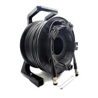China Trailer Cable Reel Cart Waterproof Connector Plastic Metal Fiber Optical Cable Reel for sale