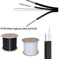 China Flexible FTTH Drop Fiber Optic Cable G.657A1 For Extreme Temperatures for sale