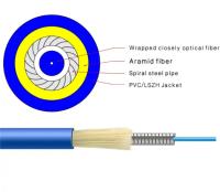 China Indoor / Outdoor Armored Fiber Optic Cable Used In Telecommunication for sale