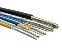 China GJFJKV Spiral Armored Fiber Optic Cable Single Mode 2 4 6 8 12 Core Fibra Optica Cable 657A for sale