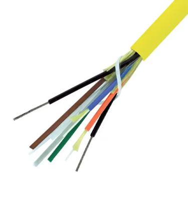 China PVC/LSZH Jacket Hybrid Fiber Optic Cable Connector Types Customized for sale