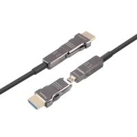 China 8K High Speed HDMI Cable 3D HDMI HDCP 2.2 ARC With HDMI A Male And Micro HDMI Fiber for sale