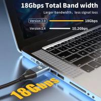 China 4K@60Hz UHD 4k Fiber Optic HDMI Cable 2.0V AOC 4K RGB 10bit for sale