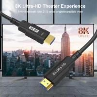 China 3D Audio Video UHD HDMI AOC Cable Zinc Alloy HDMI 2.1 8K 60hz Cable for sale