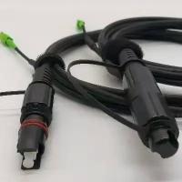 China FTTA Outdoor Fiber Optic Patch Cord 4x6mm Corning Connector 1m SC APC Patch Cable for sale