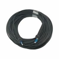 China Armored Outdoor Fiber Optic Patch Cord 1m-100m With NSN Boot Duplex LC Connector for sale